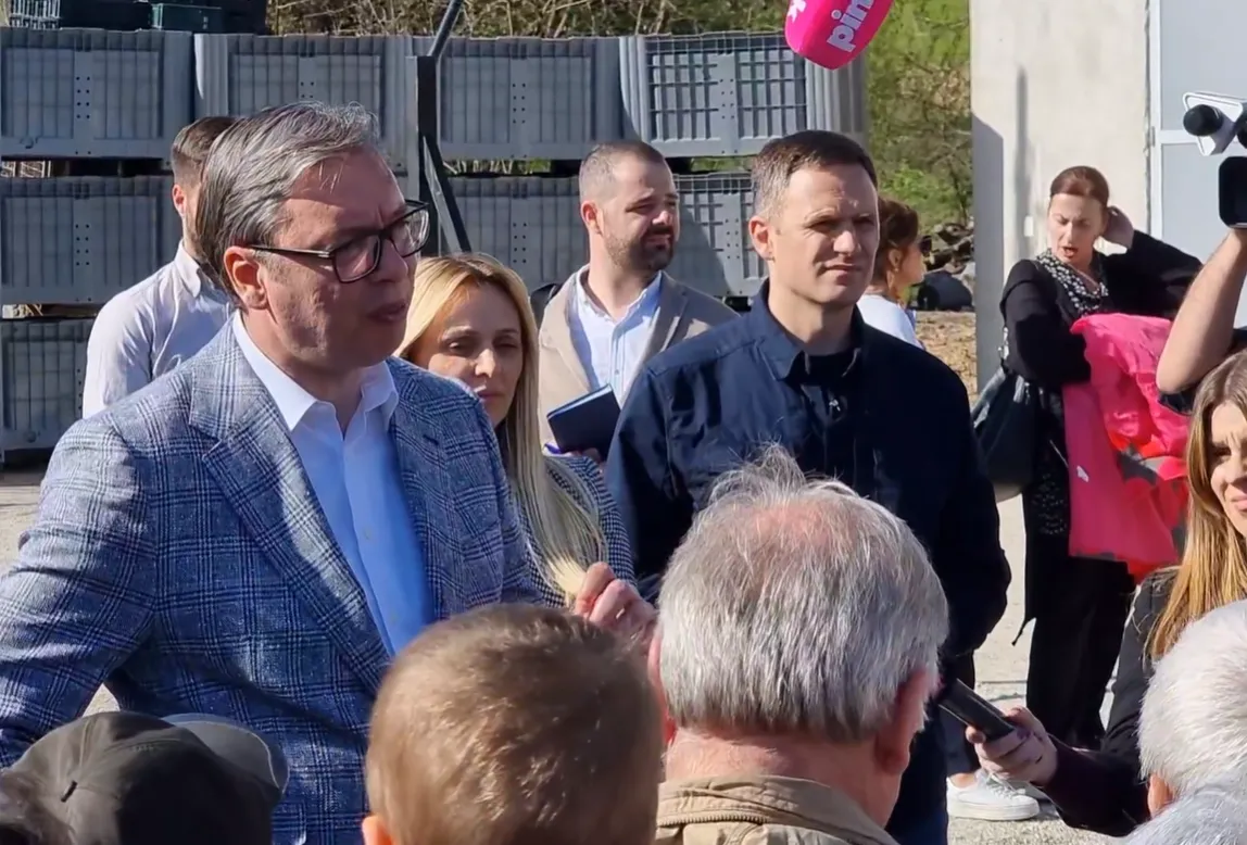 Predsednik Republike Srbije Aleksandar Vučić danas u poseti Svrljigu ...